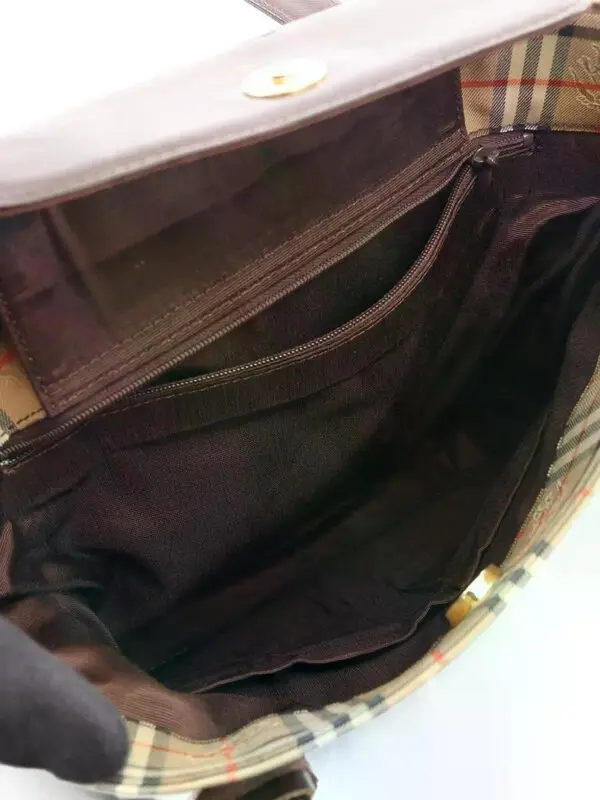 Burberry 2010s Haymarket Check Shoulder Bag
