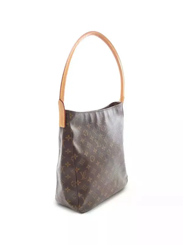 LOUIS VUITTON 2002 Gm Looping Monogram Shoulder Bag - Brown