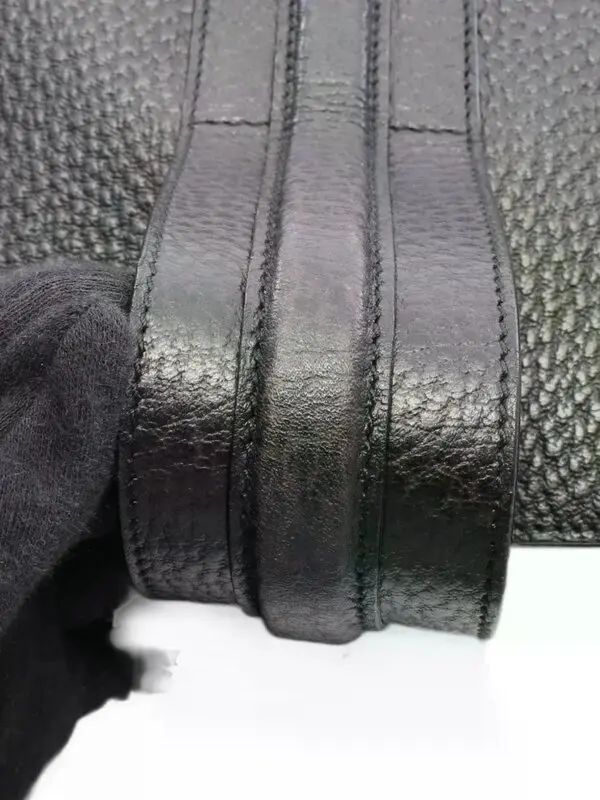 Gucci 2010s G Logo Leather Handbag