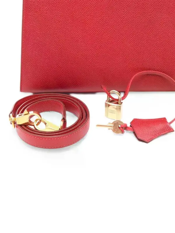 Hermès 1993 28 Kelly Tote Bag - Red