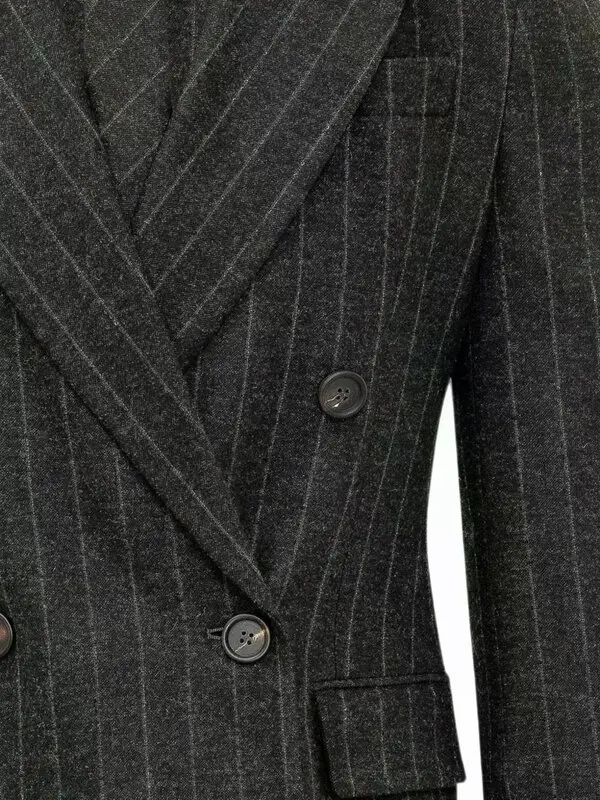 Brunello Cucinelli Pinstripe Double-breasted Jacket