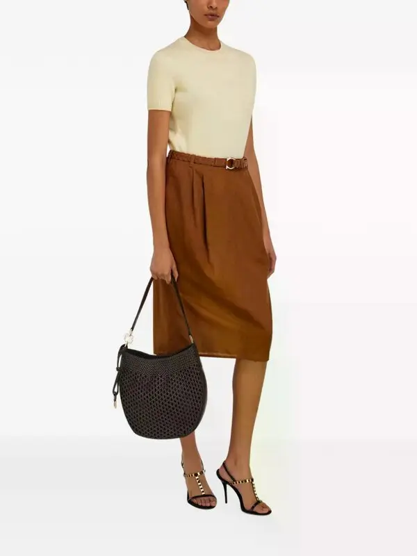 FERRAGAMO Woven Tote Bag