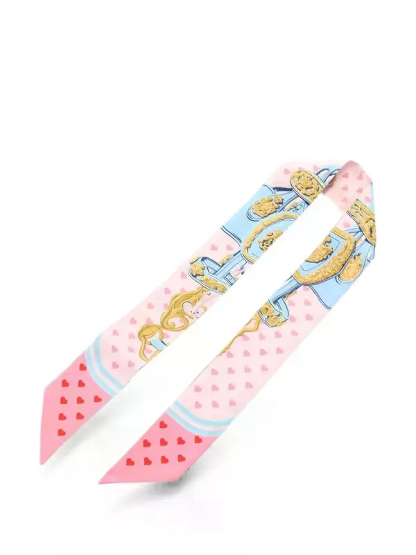 Hermès 2000s Brides De Gala Love Twilly Scarf