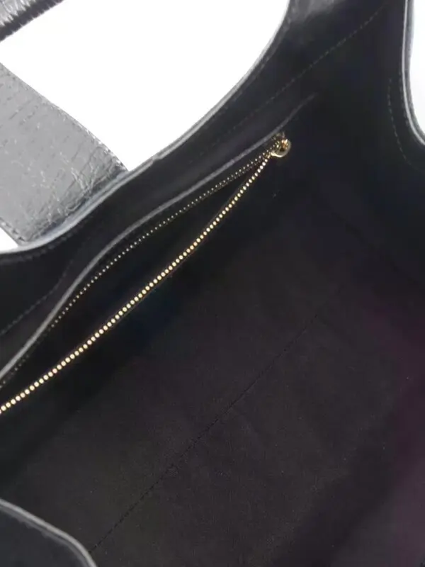 Gucci Sherry Line Gg Canvas Handbag - Black