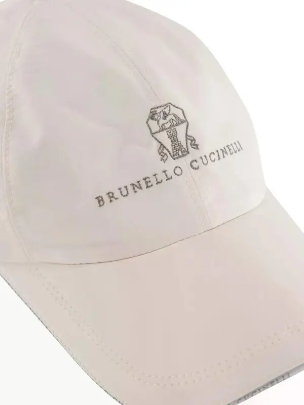 Brunello Cucinelli Embroidered Cotton Cap