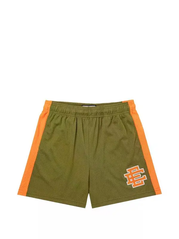 ERIC EMANUEL Basic Logo-print Shorts - Green