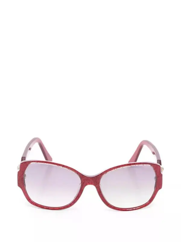 Cartier Butterfly Frame Sunglasses - Red