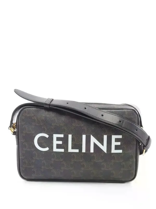 Celine 2010s Triomphe Shoulder Bag