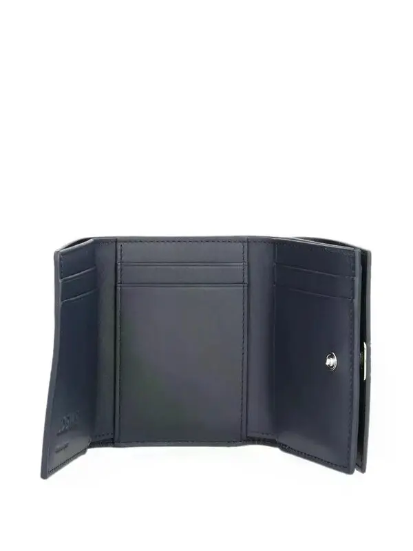 Loewe Anagram Trifold Wallet In Pebble Grained Calfskin