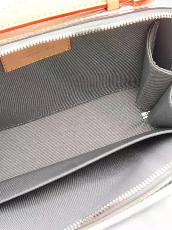 LOUIS VUITTON Monogram Mirror Soft Trunk Handbag - Silver