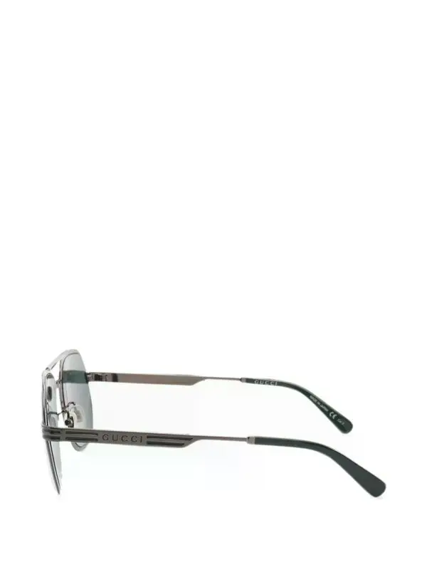 Gucci Tone Pilot Frame Sunglasses