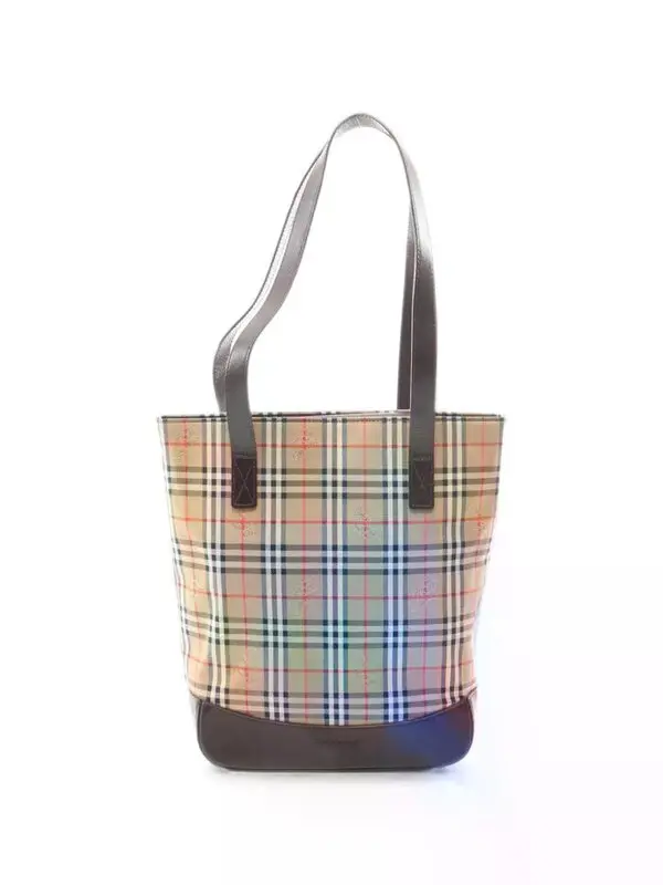 Burberry Nova Check Tote Bag - Neutrals