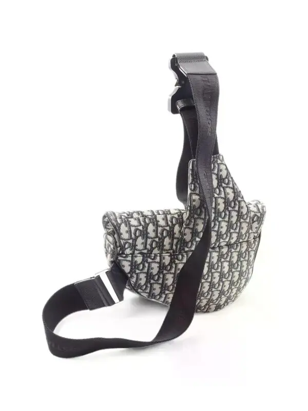 Dior 2010s Saddle Oblique Jacquard Belt Bag