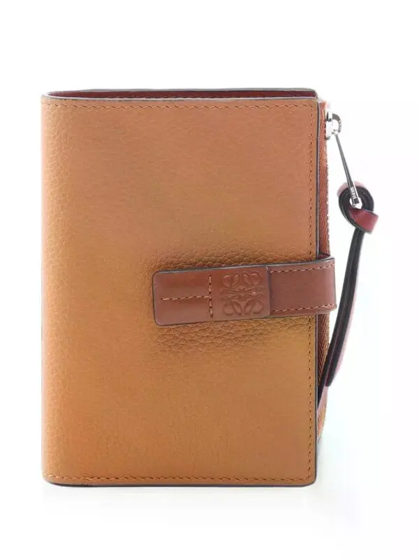Loewe 2010s Anagram Slim Zip Wallet