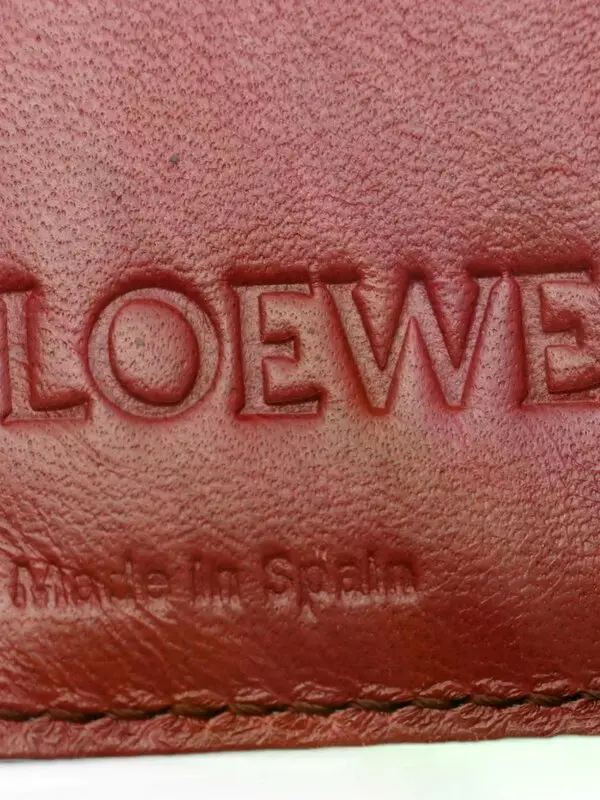 Loewe 2010s Anagram Slim Zip Wallet