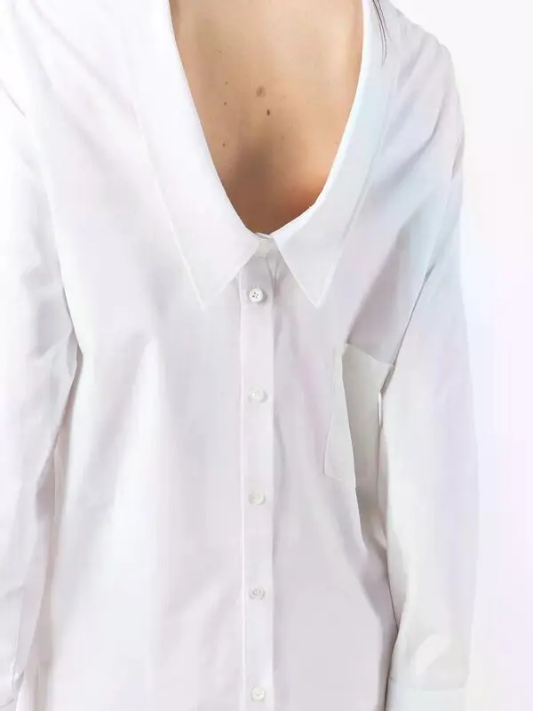 Viktor & Rolf Long Sleeve Button-front Shirt Dress