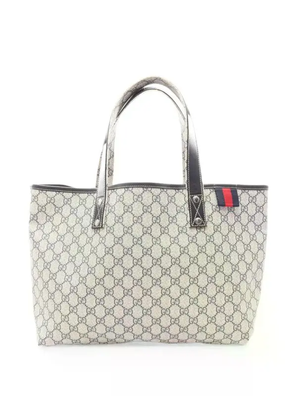 Gucci 2000s Sherry Line Gg Supreme Tote Bag