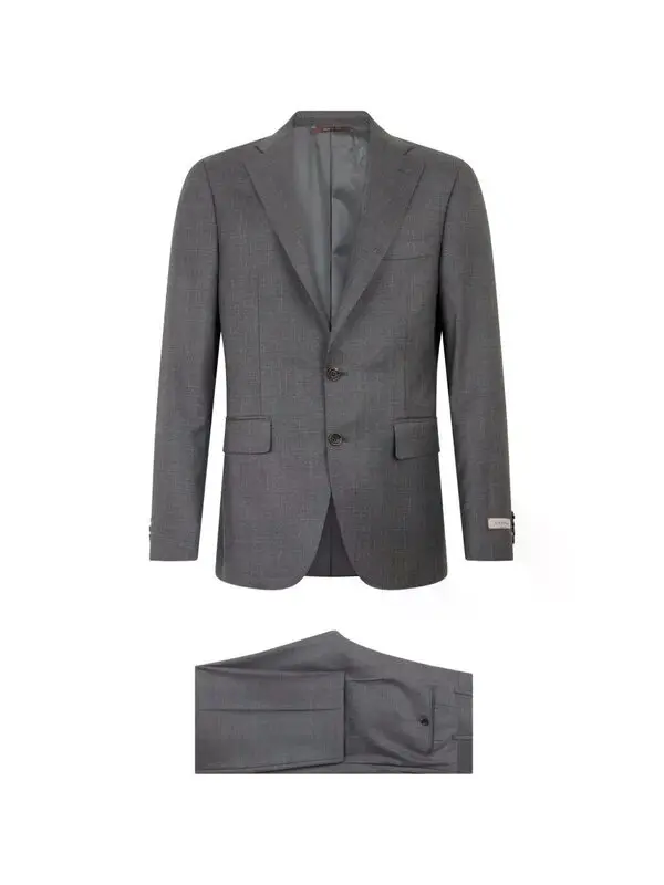 Canali Logo-patch Suit