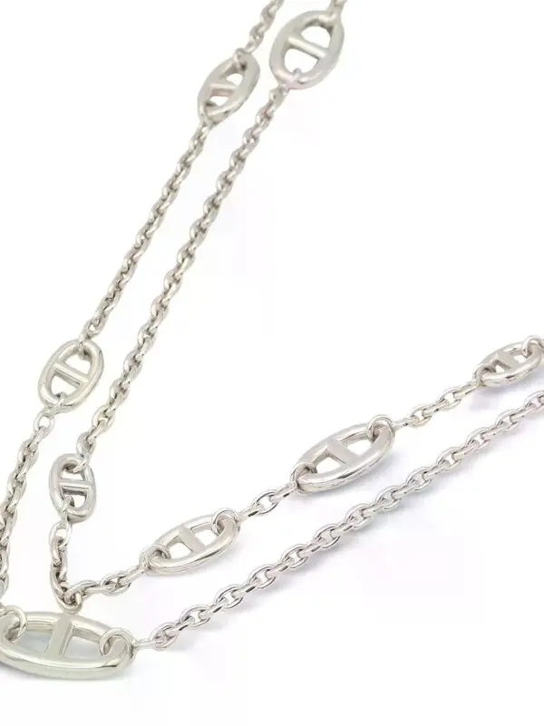 Hermès 2010s Farandole Anchor Chain Necklace