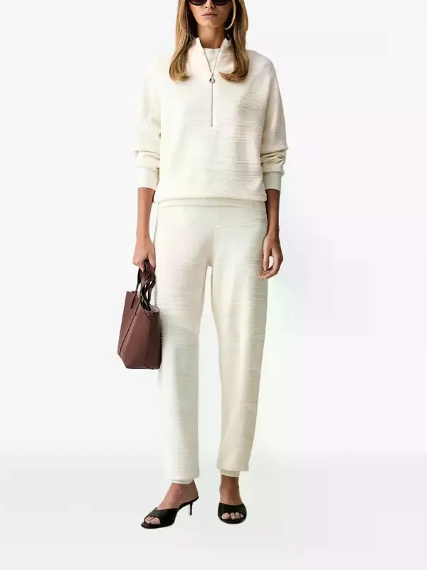 Joseph Ribkoff Textured Trousers With Elasticated Waistband