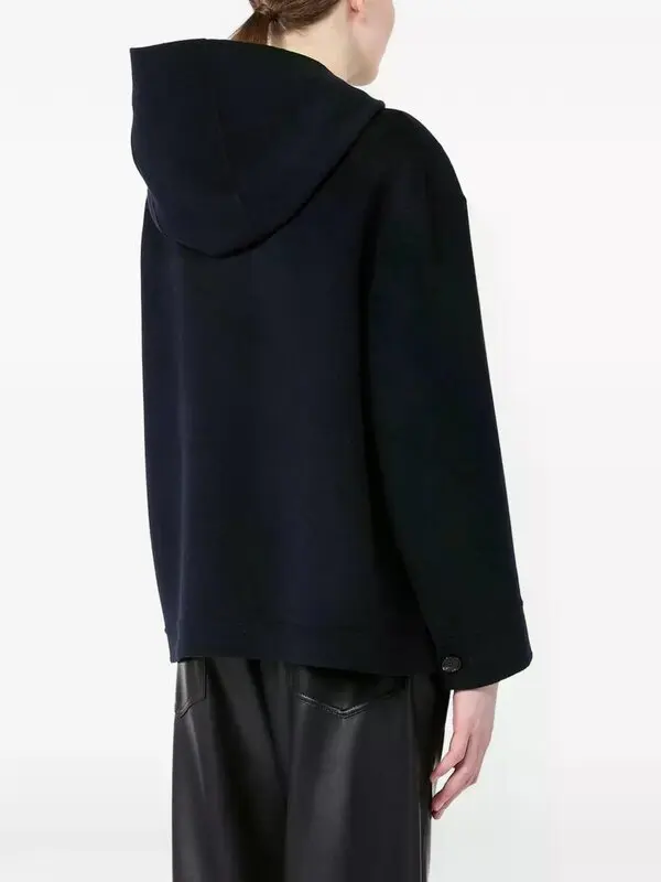 Max Mara Hooded Virgin-wool Coat