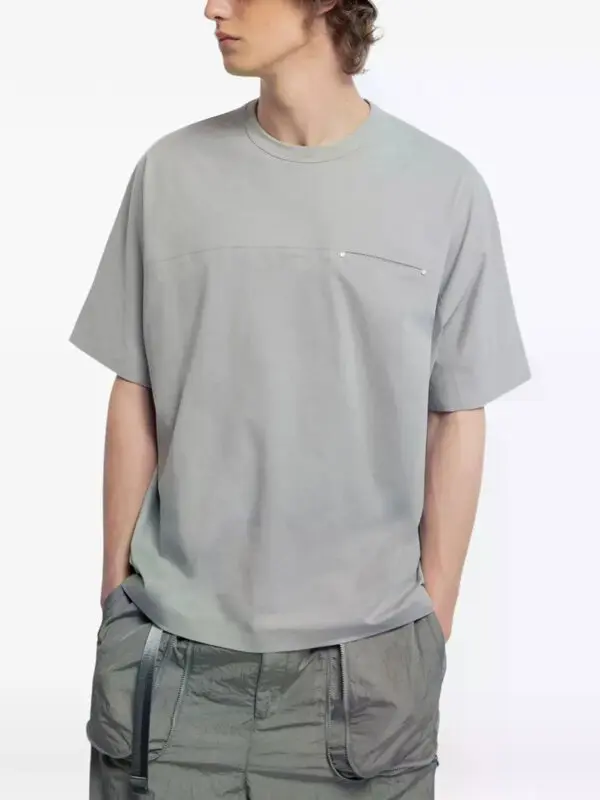 SPOONYARD Panelled T-shirt With Carabiner Detail