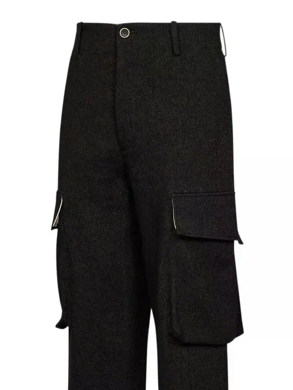 UMA WANG Belt-loop Buttoned Cargo Pants