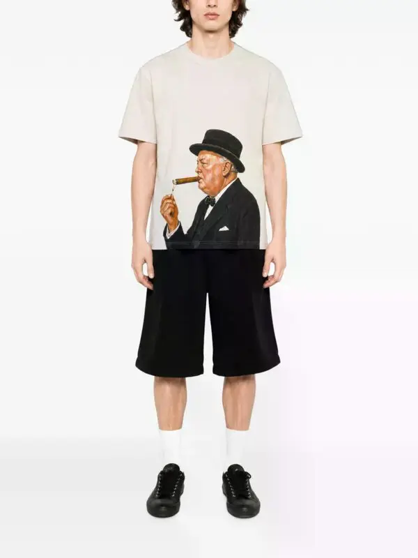 MELT Graphic-print T-shirt - Neutrals
