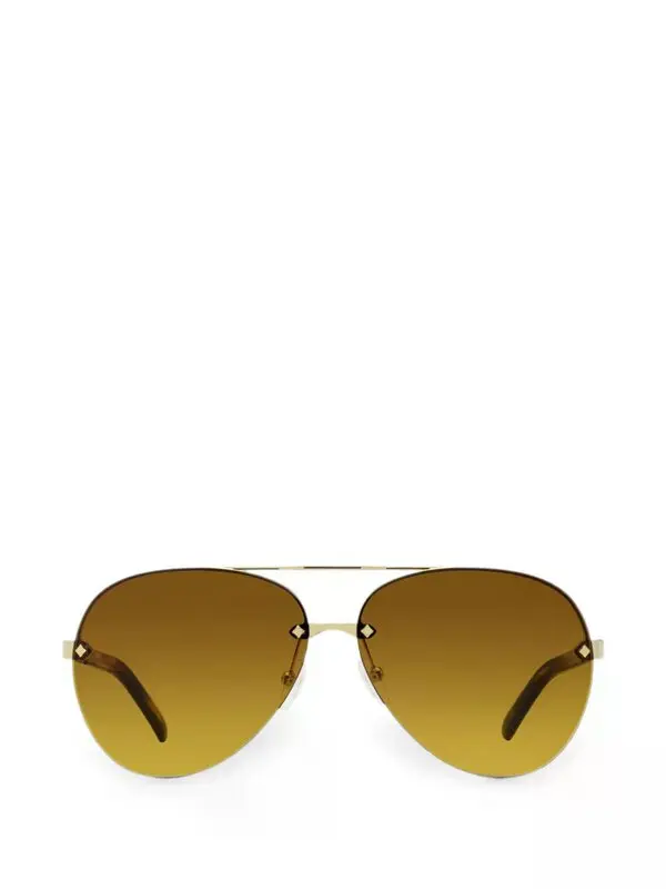 Mcm Rimless Pilot-frame Sunglasses
