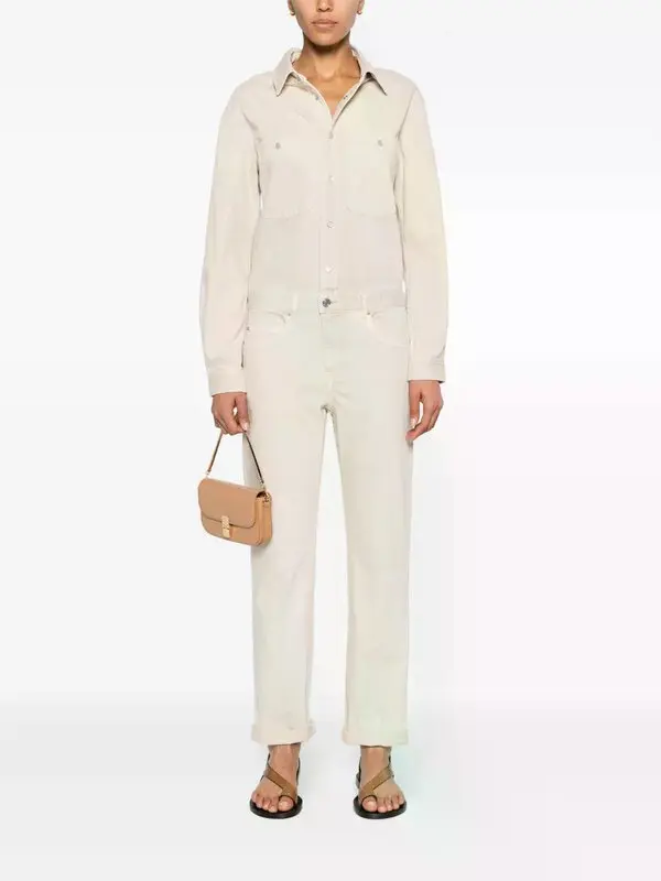 Isabel Marant Étoile Imane Long-sleeve Denim Jumpsuit