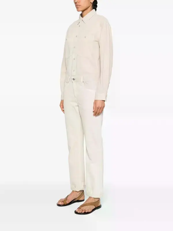 Isabel Marant Étoile Imane Long-sleeve Denim Jumpsuit