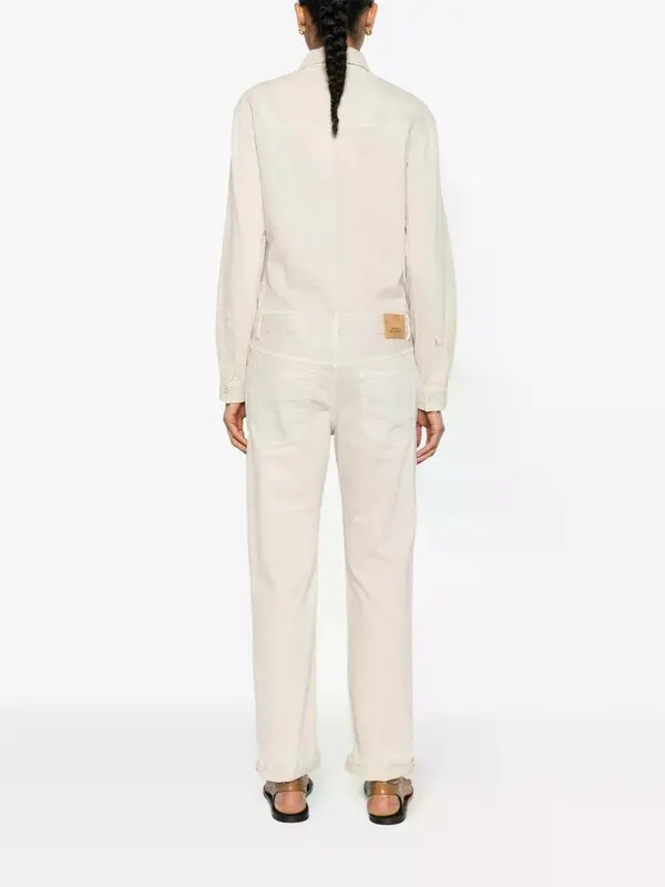 Isabel Marant Étoile Imane Long-sleeve Denim Jumpsuit
