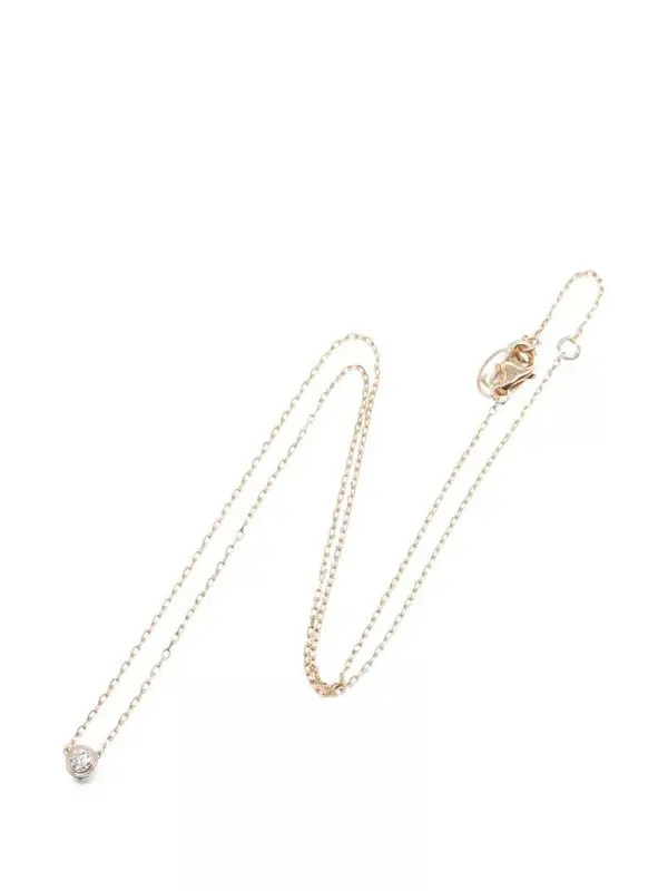 Cartier 2010s Damour Sm Diamond Necklace - Pink