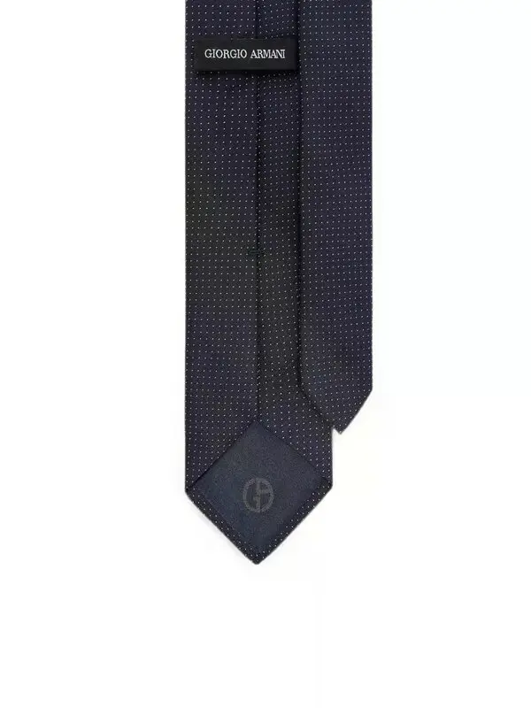 Giorgio Armani Jacquard-knit Silk Tie