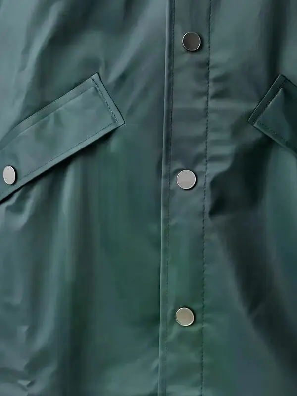 Rains Hooded Press-stud Parka