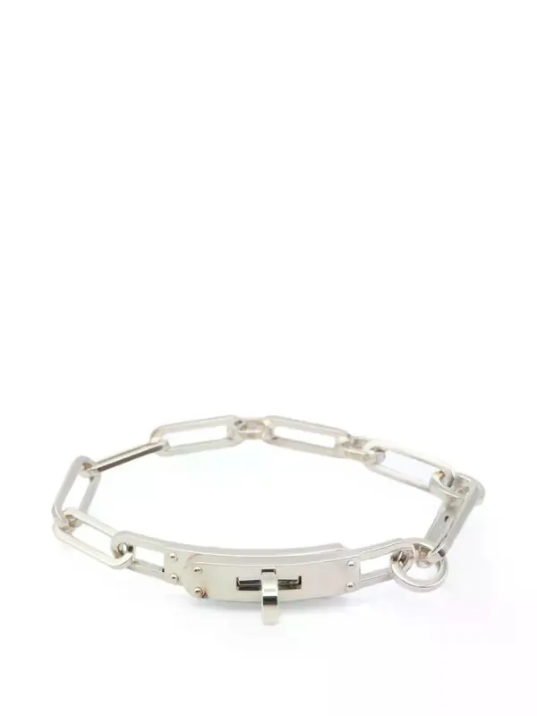 Hermès 2010s Kelly Chaine Bracelet - Silver