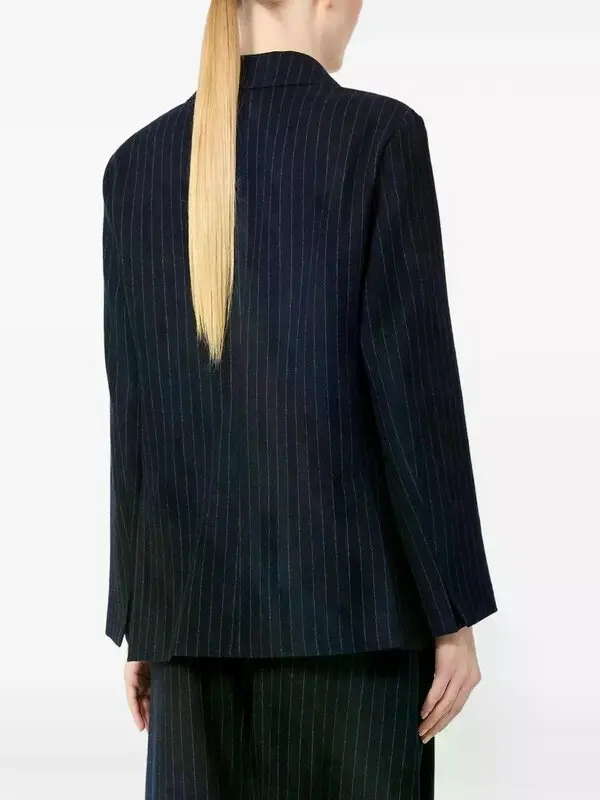 Max Mara Pinstripe Double-breasted Blazer