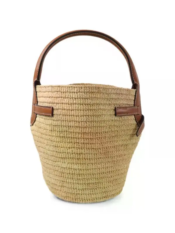 Celine Big Bag Raffia Bucket Bag