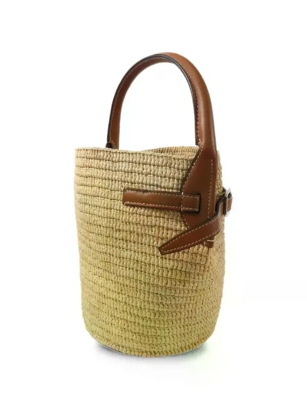Celine Big Bag Raffia Bucket Bag