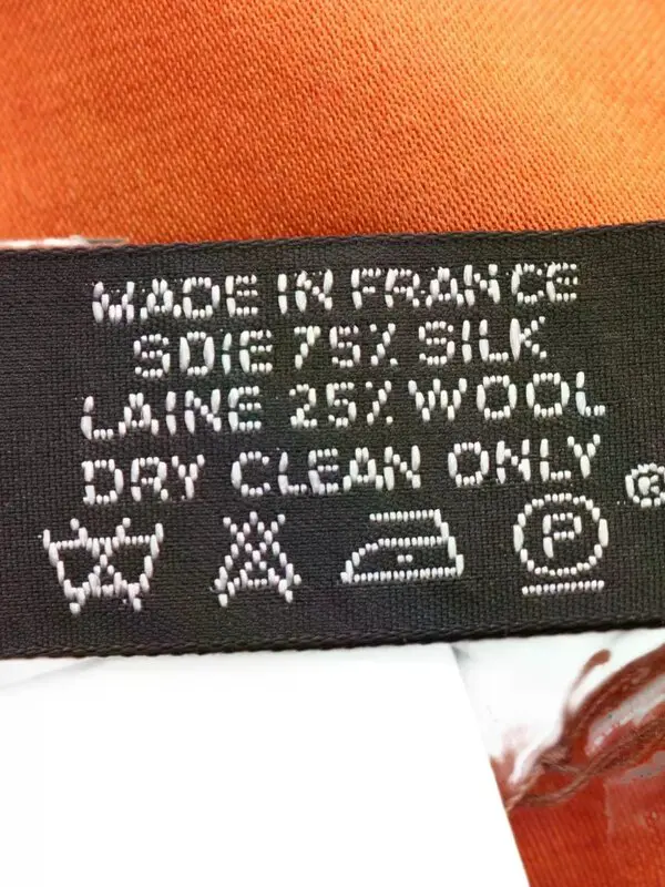 Hermès 2010s H Logo Scarf