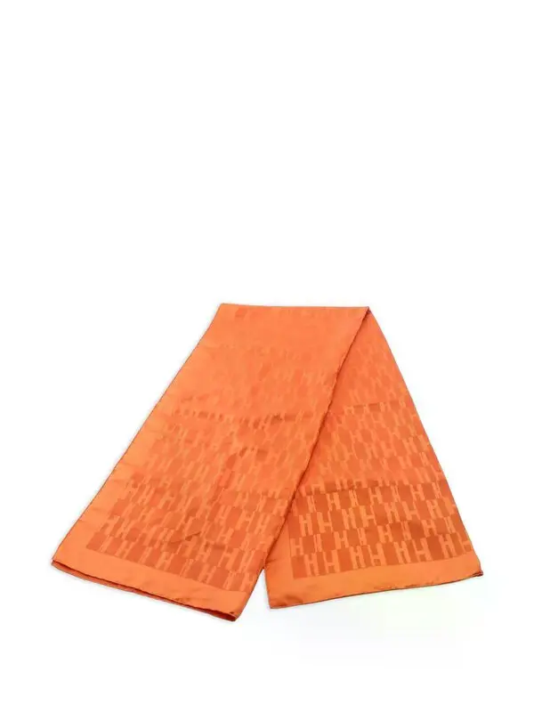 Hermès 2010s H Logo Scarf