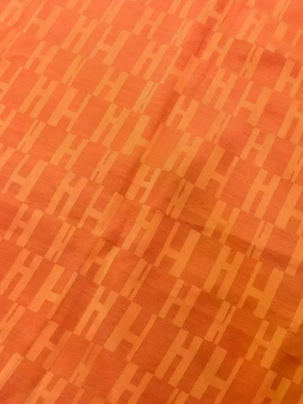 Hermès 2010s H Logo Scarf