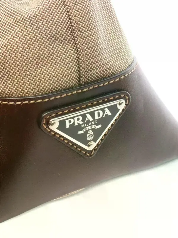 Prada Logo Jacquard Tote Bag