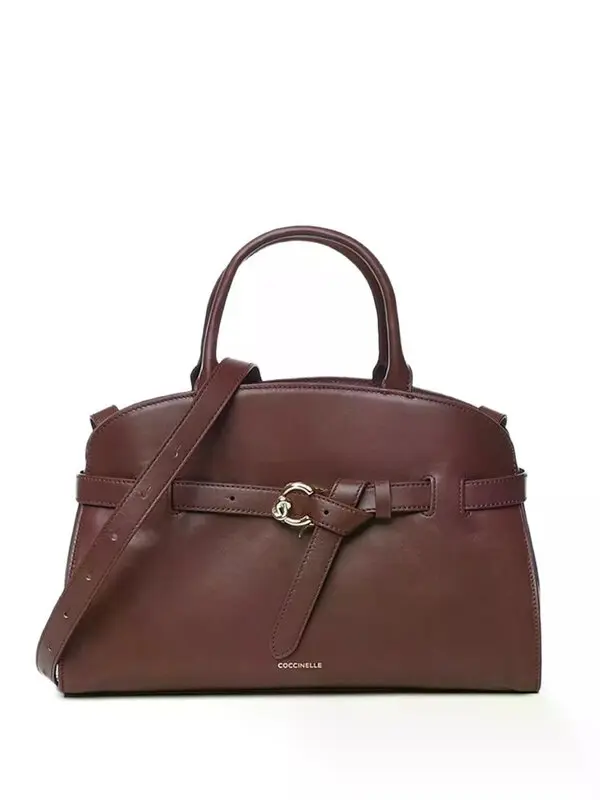 COCCINELLE Medium Buckle-detail Leather Tote Bag