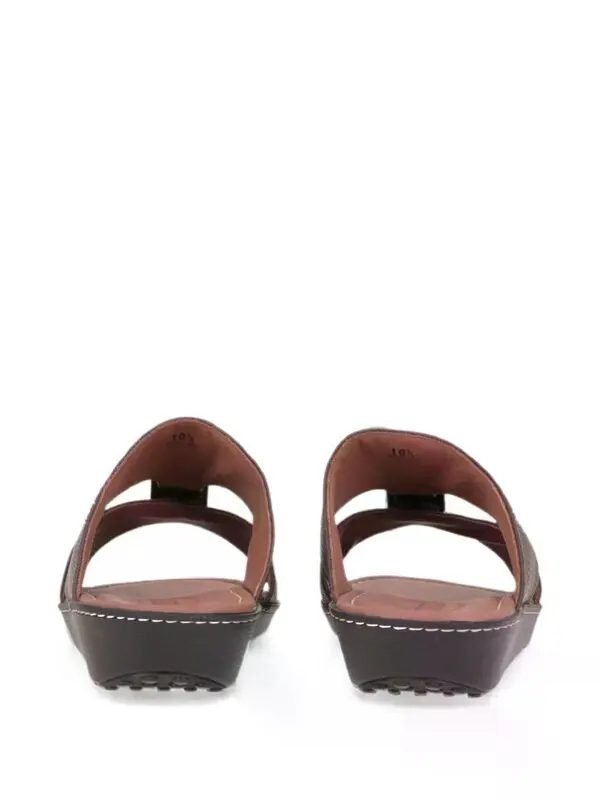 TOD'S Buckle-detail Pebble-texture Sandals