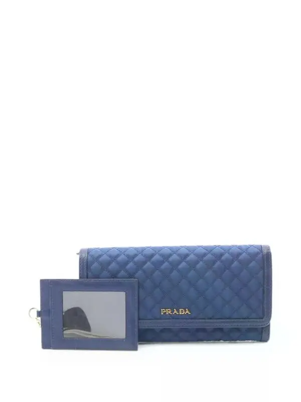 Prada 2010s Quilted Bi-fold Wallet