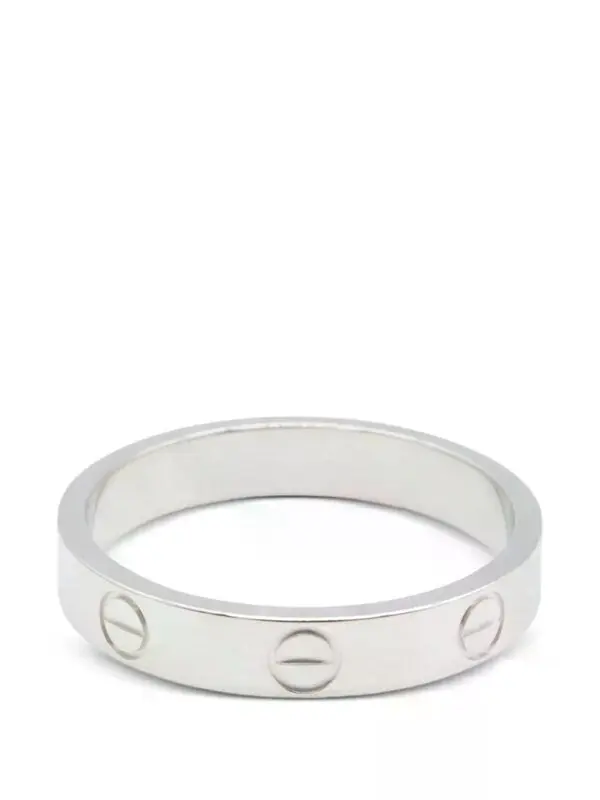 Cartier 2010s Mini Love Ring - Silver