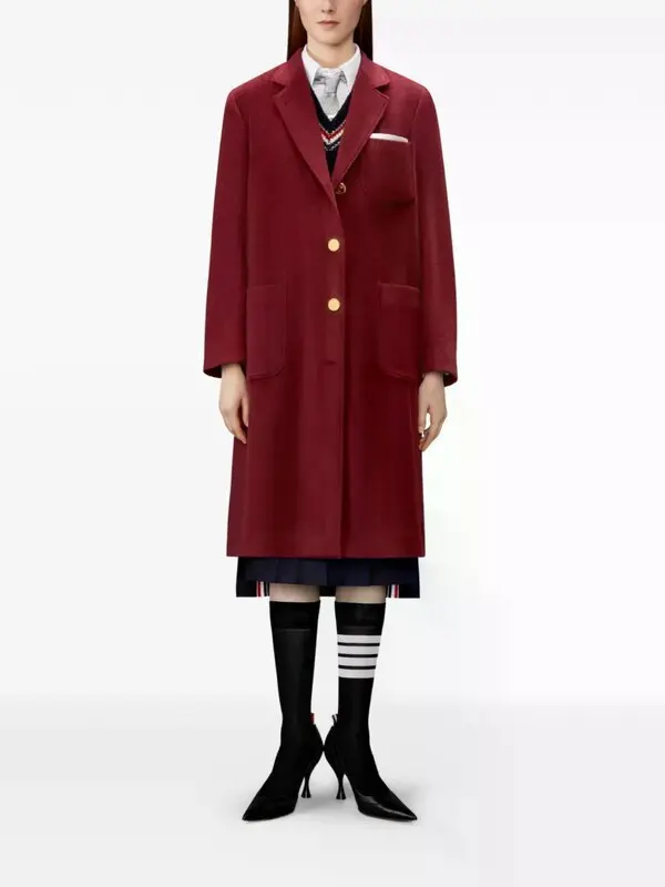 Thom Browne Bell-sleeve Cashmere Coat