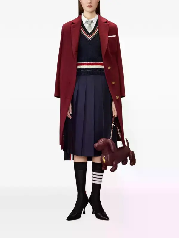 Thom Browne Cashmere Bell Sleeve Coat