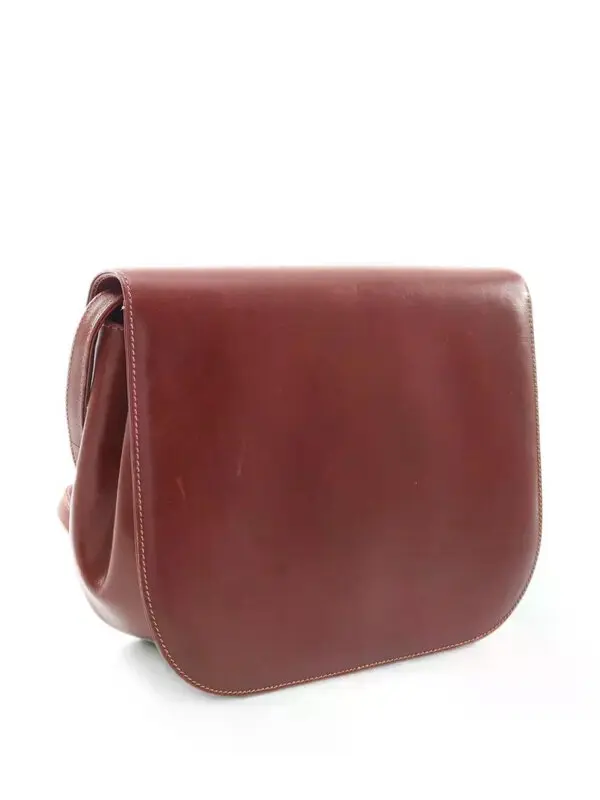 FERRAGAMO 2000s Gancini Shoulder Bag - Brown